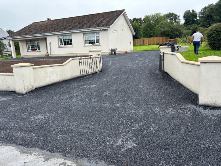Double-Layer Tar and Chip Driveway with Landscaping in Co. Limerick ...